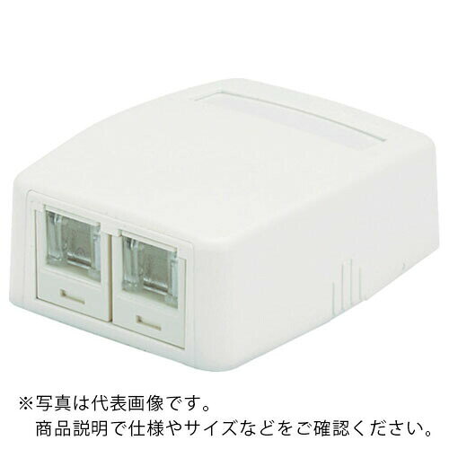 特長：モジュラージャック組み込みキットになります。ジャックにはシャッターがついているので防じん機能があります。シャッターの構造が押し出し式なので、LANケーブルの抜き差しがしやすくなっています。カバーの構造を改善し、設置後でも開け閉めがしや...