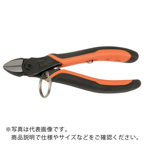 特長：ランヤード用のリングが付いた高所作業向けエルゴニッパーです。リターンスプリングのON/OFFの切り替えが容易です。エルゴグリップ採用により腱鞘炎になりにくく、怪我を防止します。仕様：全長(mm)：160切断能力(mm)ピアノ線：φ2....