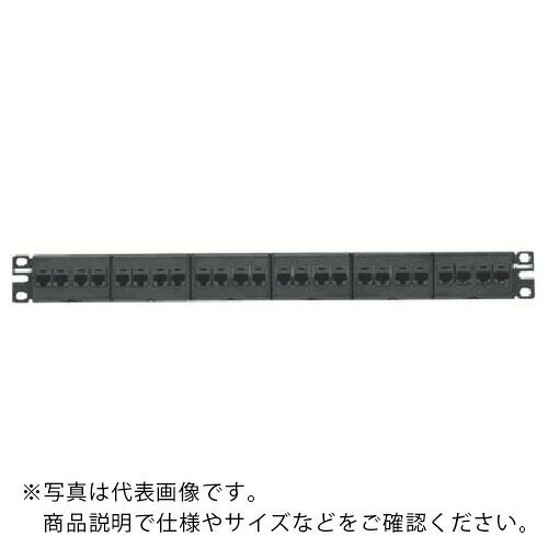 特長：パッチパネルとカテゴリ5eモジュラージャックのキット品です。前面から4ポートフェースプレート(CFFP4BL)を取り外してメンテナンスができます。はめ込み型のパッチパネルなのでモジュールの付け替えが可能です。用途：カテゴリ5E 24ポ...