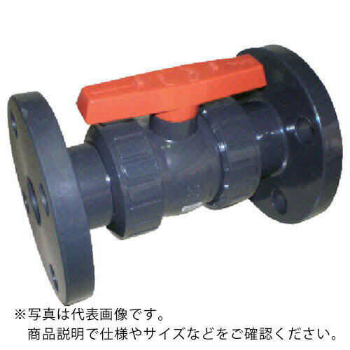 特長：樹脂製のボールバルブです。本体・部品材質は硬質塩化ビニール（PVC）の為、耐薬品性に優れております。片キャリア方式に構造を一新、左ねじ組込み方式のボール押えにより、禁油処理等で部品が脱脂された状態でもユニオンナットの取外しの際にボール...