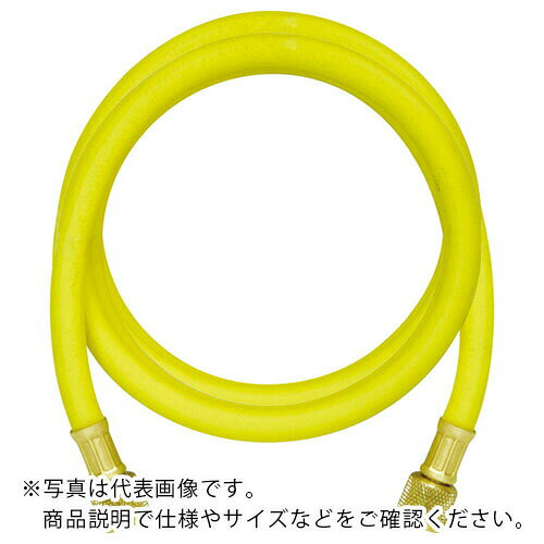 特長：大口径・大流量のため、作業時間を大幅に短縮できます。新冷媒対応の高耐圧構造で、安全な作業ができる高性能ホースです。防浸用のゴム層と特殊ナイロン層の4層二重防護で、CFC・HCFC・HFCに対応します。特殊ナイロン層が、水分の浸入による...