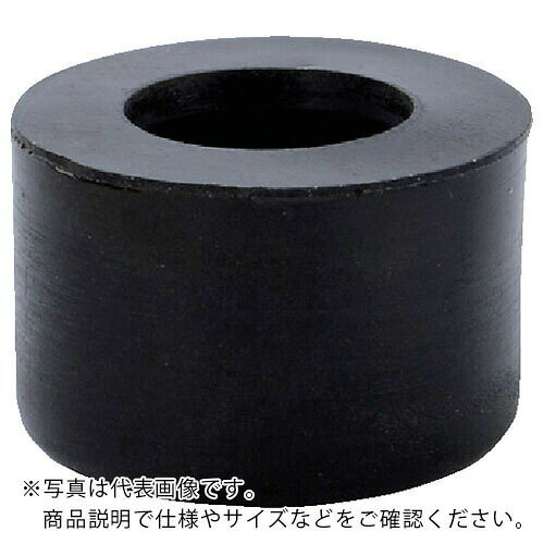 特長：適合ボルトに装着し、ワークを傷つけません。用途：コンタクトボルトに装着します。仕様：幅(mm)：26高さ(mm)：19適合コンタクトボルト：10104、10105口径(mm)：120足径×足長(mm)：12×70材質／仕上：ゴム　●代...