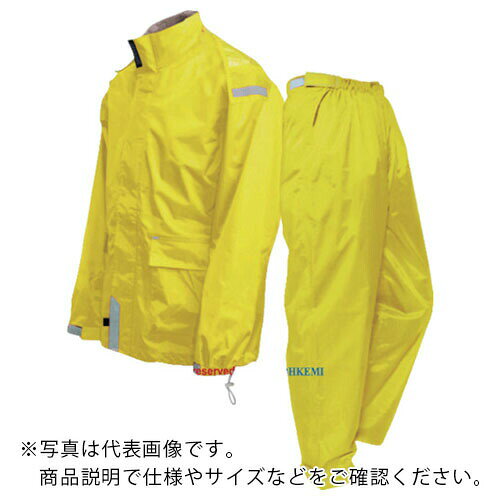 特長：トオケミ代表ブランド「アマヤドリ」の性能をさらにアップさせ、装備を充実させたレインスーツです。表生地はテフロンコーティングを施した、耐水圧20,000mmのワンランク上の撥水耐久性能です。レインスーツ内側は抗菌防臭＋吸湿速乾メッシュの...