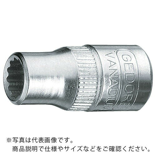 特長：ローレット加工を施すことで、手から滑り落ちにくいです。ユニットドライブで接触面積を大きくすることで、ボルトが欠けにくいです。差込角6．35mm、12角タイプのソケットレンチです。仕様：差込角(mm)：6.35対辺寸法(mm)：11全長...