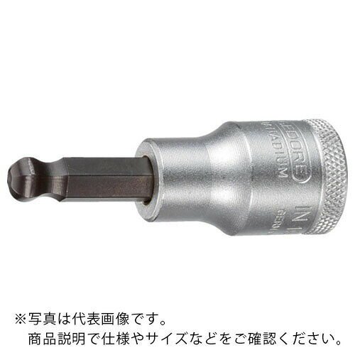 特長：ローレット加工を施すことで、手回しでも手から滑り落ちにくいです。15〜20°のアングルでも締め付けられます。仕様：差込角(mm)：12.7対辺寸法(mm)：14ビット長さ(mm)：20全長(mm)：60材質／仕上：特殊バナジウム鋼クロ...