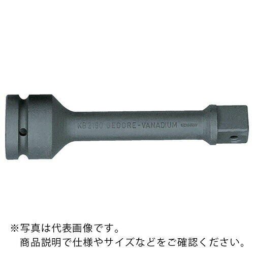 特長：堅牢なつくりで丈夫です。狭い場所でも作業できます。仕様：差込角(mm)：25.4全長(mm)：405モデル：KB2190-16適合ピン：6657700適合Oリング：6657620材質／仕上：特殊工具鋼表面処理:ガンメタル仕上げ（620...