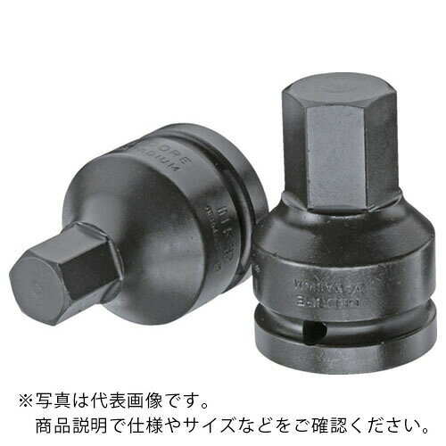 特長：高い耐久性の特殊鋼を使用しています。防錆処理しています。仕様：差込角(mm)：19.0対辺寸法(mm)：27全長(mm)：65適合ピン：6675440適合Oリング：6675360ビット長さ(mm)：27対辺(mm)：27材質／仕上：特...