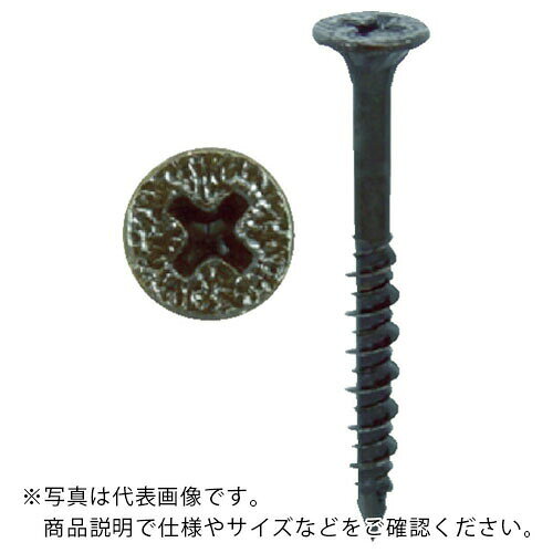 特長：特殊な刃先で、木端に使用しても木割れしにくい構造が実現します。色はブラック（黒亜鉛）です。木が割れにくいのに、引き抜き強度が抜群で、特殊先端で位置決めも簡単です。用途：各種木材の接合に。DIYに。仕様：ねじ部長さ(mm)：25タイプ：...