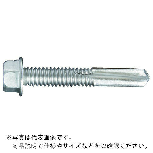 特長：SUS304系製品と同等の高い耐食性で、しかも十分な靭性・硬度があるので高い耐食性と作業性を両立した画期的なドリルねじです。H鋼(最大板厚12mm)を下穴なしで打ち抜けます。六角頭によりトルク伝達力が大きく、カムアウトしにくいので作業...