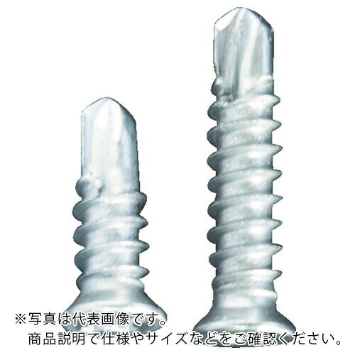 特長：通常の皿ドリルねじより頭部径が小さいドリルねじです。ねじ山ピッチ並目により打ち込みが速く、作業効率アップが図れます。用途：サッシの取付に。仕様：最大適合板厚(mm)：2.3頭部径(mm)：6頭部厚さ(mm)：1.4適合ドライバー：プラ...