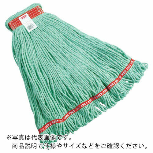 用途：水拭き・から拭き・ワックス掛けに。モップ替糸。仕様：色：グリーンシートサイズ(mm)：25リサイクルコンテンツ：80%フチ色：グリーンサイズ：M洗濯対応：75回業務用洗濯機対応：75回まで材質／仕上：ブレンドコットン合成糸　●代表画像...