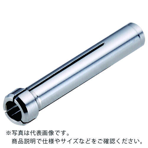 特長：各種ホイール工具、ディスク工具、カッティング工具の専用軸です。仕様：外径(mm)：3.6軸径(mm)：3砥材：スチール全長(mm)：190タイプ：スリーブコレット軸φ3.0からφ2.34へ変換するスリーブコレット材質／仕上：スチール　...