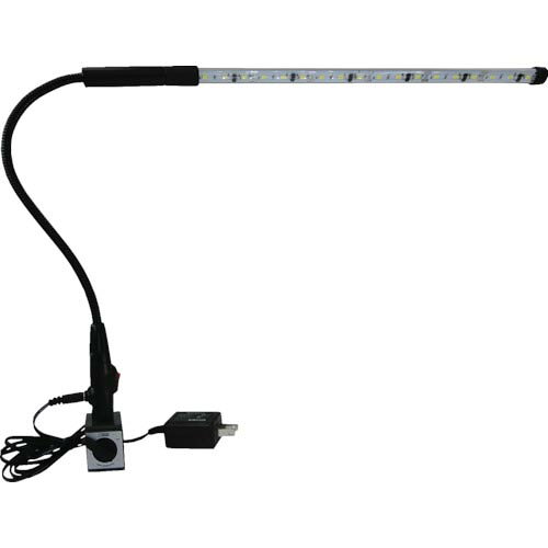 特長：先端のLEDライトが交換できるセパレートタイプです。スタンドから外してACアダプターに直接接続もできます。用途：作業照明、検査用照明。仕様：明るさ(lm)：756吸着力(N)：320マグネット幅(mm)：30マグネット奥行(mm)：4...