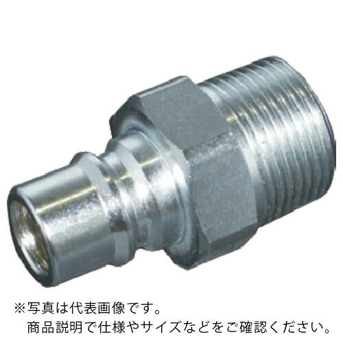 特長：重要な構成部品には焼入れを施し強度を向上、耐摩耗性・耐久性も抜群です。用途：工場内のエアー配管やエアー工具のホース接続に。仕様：最高使用圧力(MPa)：1.5相手側取付サイズ：Rc1使用流体：空気材質：鋼鉄(クロム)使用温度範囲：-2...