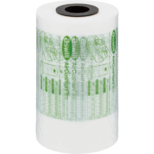 特長：使いたいときに使う分だけ作れる、エアー緩衝材のフィルムです。梱包時、品物を包むのに最適です。ロールフィルムに空気を入れて緩衝材として使用できるエアクッションメーカーです。アスウィル製エアクッションメーカー（ACM01・ACM02)にセ...