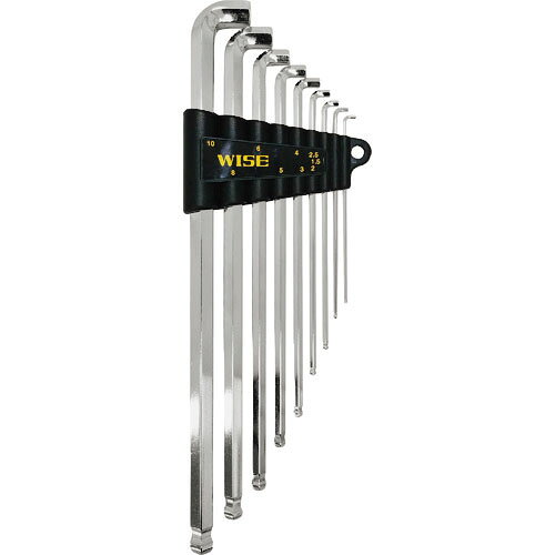 特長：1.5〜10.0mmの9本セットです。曲げ加工部分はWISE独自の熱間曲げ加工法式を採用しております。曲げる際に熱することで、材料が不均質になるのを防ぎ、靭性を保ちながら最高レベルの強度を維持しています。材料には特殊合金鋼を用い、均質...