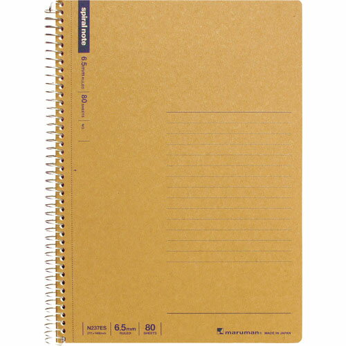 特長：実用性、デザイン性に優れた表紙、書き味の良い本文紙、安全なコイルループ、高精度の切り取りミシン目など、マルマンの持つ製造技術を活かした、繰り返し使いたくなる新しい定番ノートです。用紙は書き味を追求したマルマンオリジナルの筆記用紙を採用...