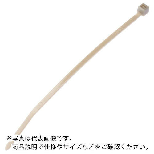 特長：幅広く使用できる汎用性の高い標準タイプのナイロン結束バンドです。色分け、識別に最適です。用途：ケーブルなどの結束に。仕様：色：テレホングレー幅(mm)：3.6長さ(mm)：203厚さ(mm)：1.1最大結束径(mm)：51引張強度(N...