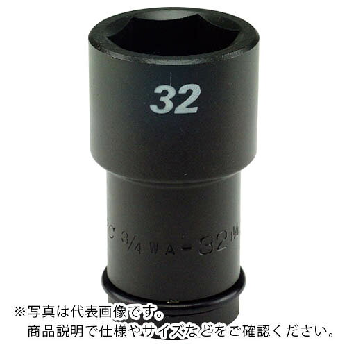 特長：インパクト用セミロングソケットです。仕様：差込角(mm)：19.0対辺寸法(mm)：14全長(mm)：60対辺形状：6角材質／仕上：クロムモリブデン鋼セット内容／付属品：ピン・リング　●代表画像について 商品によっては、代表画像を使用...