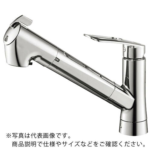 特長：吐水口が116°回転します。シャワーヘッドは引き出しできます。整流・浄水の切替ができます。用途：キッチン用の水栓として仕様：呼び径(mm)：13（G1/2）奥行(mm)：243高さ(mm)：243取付穴径(mm)：35〜39一般地用/...