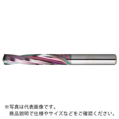 特長：特殊刃形状により、切削抵抗の軽減と切屑の排出性を向上させています。トリプルマージンにより、安定した穴精度を得られます。DCコーティングにより溶着を防ぎながら切り屑をスムーズに排出します。用途：非鉄金属の高速加工に仕様：切削径DC(mm...