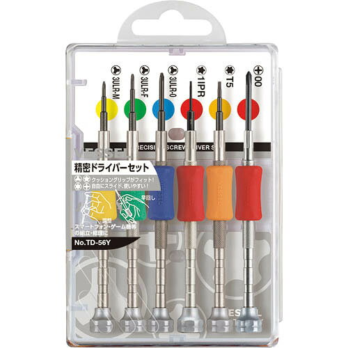 特長：超極小ネジ用の精密ドライバーと3枚羽溝の精密ドライバーが入ったセットです。3ULRタイプは3つのウィング形状をしており、トルク伝達に優れ、カムアウトを防止します。オーエスジーシステムプロダクツ株式会社から正式ライセンスを取得しています...