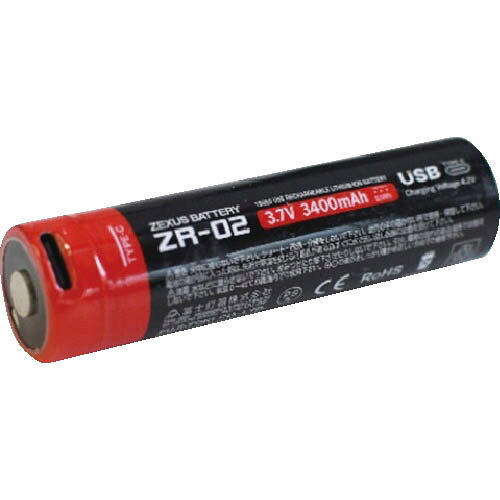 特長：本体に充電ポートを備えた充電池です。(USB Type-C)3400mAhの大容量バッテリーです。USBポート付で非常時にパワーバンクとして使えるZEXUS専用充電池です。仕様：適合機種：ZX-R370、ZX-R730、ZX-R380...