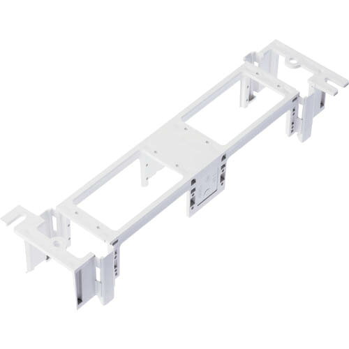特長：12ポート用壁面取付パッチパネル枠（CPP12WBL）と一緒に使用して配電盤などに取付可能です。用途：12ポート用壁面取付パッチパネル枠の壁面取付。仕様：色：白ポート数：12ラックユニット数：なし幅(mm)：254.0奥行(mm)：8...