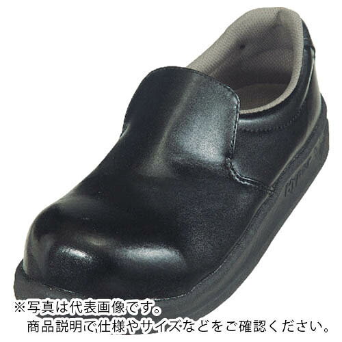 特長：耐滑性区分5をクリアしています。JSAA A種合格の軽量、強固な樹脂先芯です。クッション性のあるEVAミッドソールを採用しています。水・油などのある床面で滑りにくいです。用途：食品工場。厨房。仕様：寸法(cm)：23.0色：ブラック足...