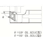 特長：S-SDUC型用途：スモールツール外径用スリーブホルダ外径・倣い加工用仕様：スクリュークランプ方式適合チップ：DC○○11T3