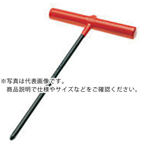 特長：太く滑らない握り部で力をかけやすいT型ハンドルです。ドアヒンジボルト等の脱着にも有効です。用途：ブレーキドラムビス・ドアヒンジボルト等の脱着作業に。仕様：全長(mm)：270幅(mm)：152番手(#)：クロスNo.3材質／仕上：特殊...