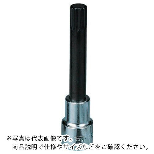 特長：エンジンのシリンダーヘッド脱着時のヘッドボルト諦緩作業専用工具です。用途：ヘッドボルトレンチ仕様：全長(mm)：100差込角(mm)：12.7サイズ：10口径部形状：十二角材質／仕上：特殊鋼　●代表画像について 商品によっては、代表画...