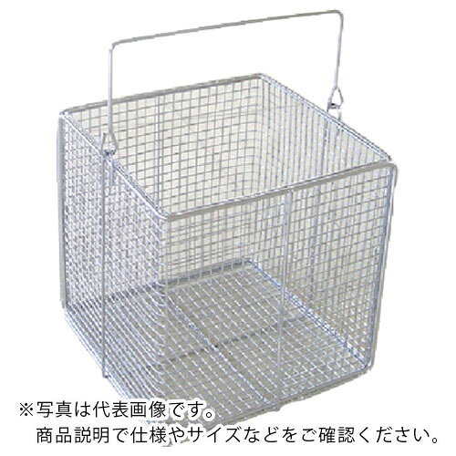 特長：ステンレス製でさびにくく、耐久性に優れます。用途：洗浄カゴとして。仕様：外形寸法(mm)幅：150外形寸法(mm)奥行：150外形寸法(mm)高さ：150有効内寸(mm)幅：142有効内寸(mm)奥行：142有効内寸(mm)高さ：14...