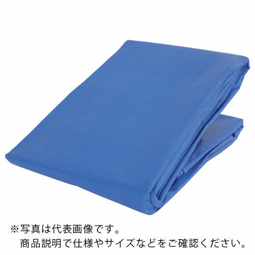 特長：紫外線安定剤を配合し、屋外での耐候性に優れています。用途：機械カバー、養生用シートなど。仕様：色：ブルー幅(m)：3.4長さ(m)：3.4厚さ(mm)：0.22ハトメ数(個)：16ハトメピッチ(cm)：90材質／仕上：シート:ポリエチ...