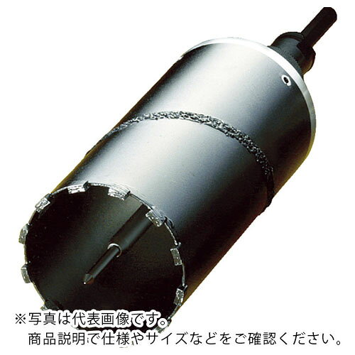 特長：お手持ちの回転ドリルで、鉄筋コンクリートなどの軟削材への穴あけが水を使わず容易にできます。コア外周の溶射ドラゴン溝で切粉の排出効果が高く、スピーディーな穴あけ作業が可能です。溶射ドラゴン溝は加工孔と同径なので、粉塵を孔内に残さず排出で...