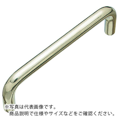 特長：ステンレスの素材感が美しい鏡面仕上げの取手です。用途：機械等の取手に使用が多く、各種設備などの取手に使用します。仕様：参考使用荷重(kN)：0.20H(mm)：23P(mm)：60D(mm)：6L(mm)：66B(mm)：7捻径(mm...