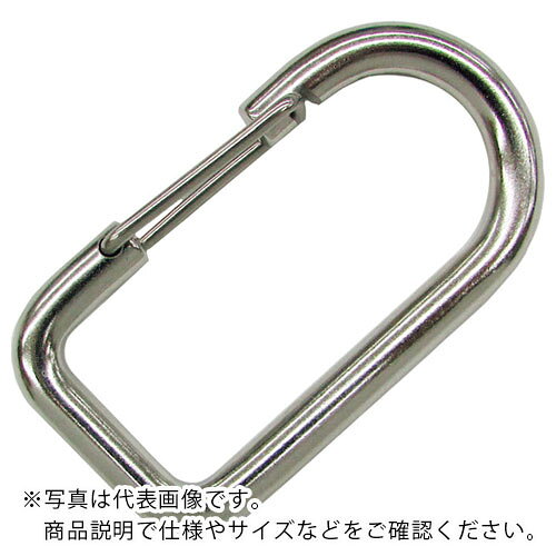 特長：幅のあるベルトなどにも使用できます。用途：ゴムや繊維などのベルト状の平たい物との連結に。端末の金具のジョイントに。仕様：使用荷重(kN)：0.15D(mm)：4L(mm)：30S(mm)：8W(mm)：12R(mm)：3.5材質／仕上...