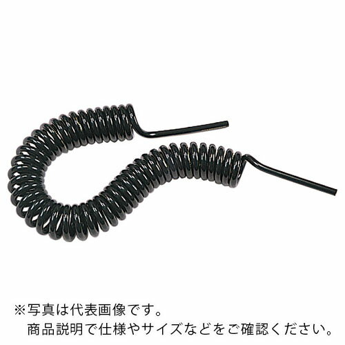 仕様：色：ブラック外径(mm)：12内径(mm)：8使用真空圧力(MPa)：0.1使用流体：空気、水(条件有)最高使用圧力(MPa)：0.8（20℃　65%RH時）使用温度範囲(℃)：-15〜60（凍結なきこと）　●代表画像について 商品に...