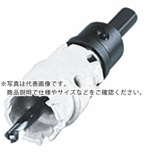 特長：業界初の両刃型超硬ホルソーです。替刃式ホルソーで経済的です。ワンタッチ替刃方式でくず取りも楽々です。用途：被削材:厚さ12mm迄のステンレス板、鉄板。仕様：刃径(mm)：23シャンク径(mm)：10適合機種：電気ドリル/振動ドリル(回...