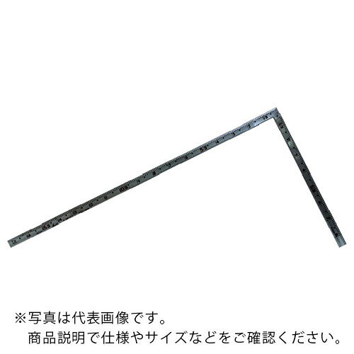 特長：外目盛と同じ外側基点目盛が内側にも付いています。シルバー加工で表面の反射を抑え目盛が読み取りやすくなっています。用途：長さの測定、直角の確認やケガキ作業仕様：長さの許容差：±0.2mm以下精度：直角度100mmにつき、0.1mm以下材...