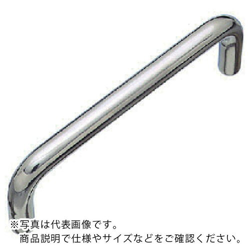 特長：ステンレスの素材感が美しい鏡面仕上げの取手です。用途：機械等の取手に使用が多く、各種設備などの取手に使用します。仕様：P(mm)：40H(mm)：23D(mm)：6B(mm)：7L(mm)：46ねじ径：M4使用荷重(kN)：0.20材...