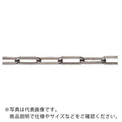 特長：軽くて強く、耐食性に優れています。用途：装飾用チェーンとして仕様：使用荷重(kN)：0.98d(mm)：3P(mm)：24W(mm)：5材質／仕上：材質：チタン仕上げ：バレル研磨仕上げ　●代表画像について 商品によっては、代表画像を使...