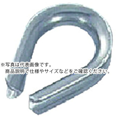 特長：端末加工するワイヤーコースとして使います。用途：ワイヤーロープの先端をアイ加工して使用する場合、ワイヤーの摩耗を防ぎます。仕様：A(mm)：7D(mm)：15L(mm)：28B(mm)：10使用ロープ径(mm)：7材質／仕上：材質：ス...