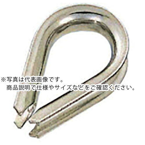 特長：端末加工するワイヤーコースとして使います。用途：ワイヤーロープの先端をアイ加工して使用する場合、ワイヤーの摩耗を防ぎます。仕様：A(mm)：2.5D(mm)：8L(mm)：17B(mm)：4使用ロープ径(mm)：2材質／仕上：材質：ス...