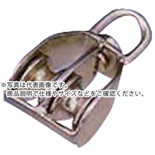 特長：アイの部分がスイベルになっているので、よじれません。用途：ロープを通し、荷物等の吊り上げや、引っ張り作業。仕様：A(mm)：30D(mm)：6L(mm)：84.5B(mm)：46C(mm)：15車溝幅(mm)：10使用ロープ径(mm)...