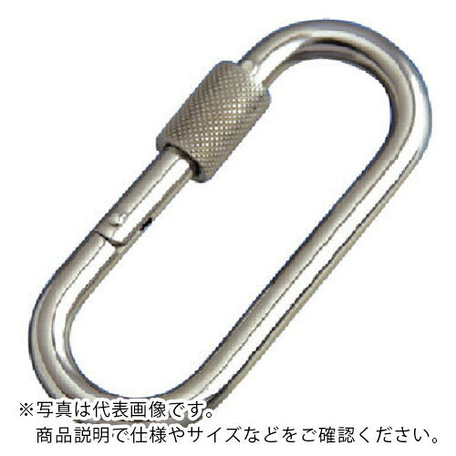 特長：環付は不用意にフックが開くことがなく、より安心です。用途：チェーン・ワイヤ・ロープ等の連結金具として、また端末の金具のジョイントに。仕様：使用荷重(kN)：0.23D(mm)：4L(mm)：38S(mm)：6W(mm)：13材質／仕上...