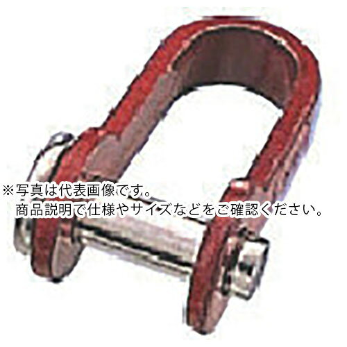 特長：ピンをハンマーでたたくと、ピンが外れません。カラフルです。用途：チェーン・ワイヤ・ロープ等の連結や、端末の金具のジョイントに使用します。特に、振動が多いなどで通常のシャックルではピンが緩む可能性のある場所に。仕様：使用荷重(kN)：0...