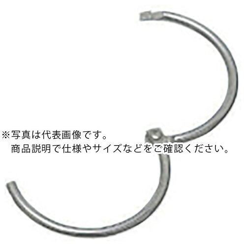 特長：自由に開閉できます。用途：書類・カードを綴ります。仕様：D(mm)：2.2L(mm)：27水本　ステンレス　カードリンク　内径27mm材質／仕上：材質：ステンレス(SUS304)仕上げ：バレル研磨仕上げ　●代表画像について 商品によっ...