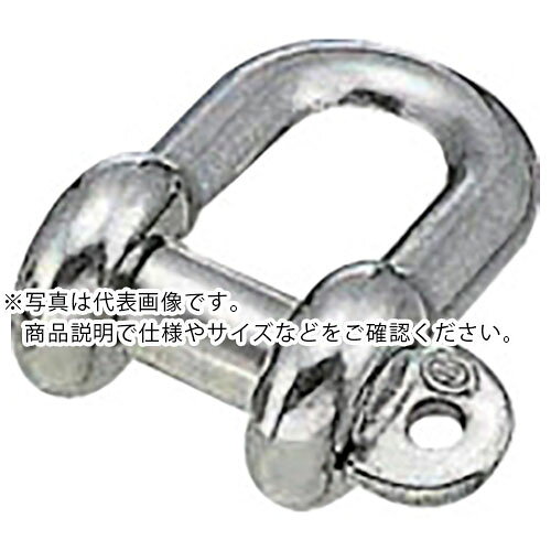 特長：枠の太さよりピンの太さの方が太いシャックルです。ねじ込みタイプのシャックルです。JIS型です。用途：チェーン・ワイヤ・ロープ等の連結金具として、また端末の金具のジョイントに。仕様：ねじ径：M14使用荷重(kN)：8.82B(mm)：2...