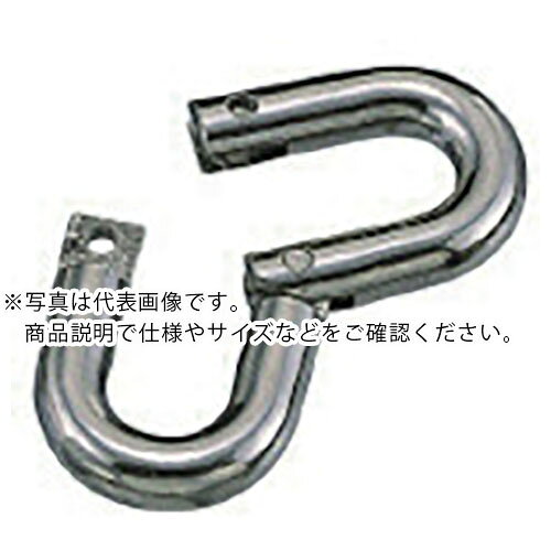特長：開口部分が広くて、用途が広がります。チェーンにそっくりな形ですっきりとジョイントできます。用途：チェーン・ワイヤー・ロープ等の連結金具として、また端末の金具のジョイントに。仕様：D(mm)：8H(mm)：31W(mm)：12L(mm)...